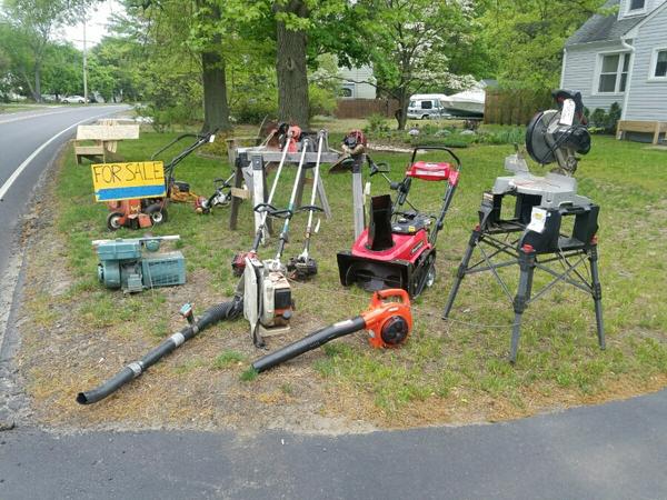redmax weed wackers echo blower Sears Craftsman generator and chop saw ...